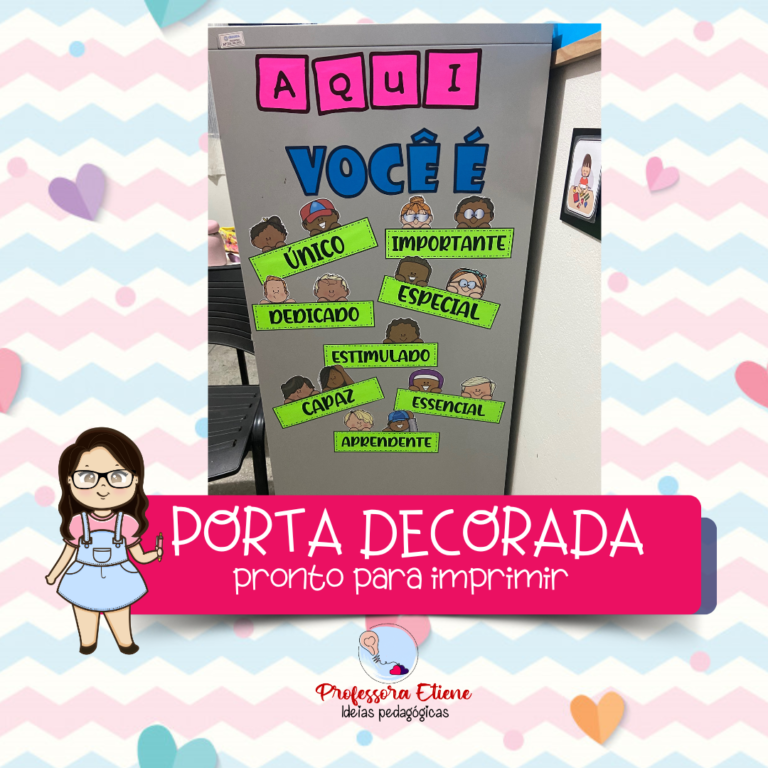 Porta decorada sala de aula - Professora Etiene - Ideias pedagógicas
